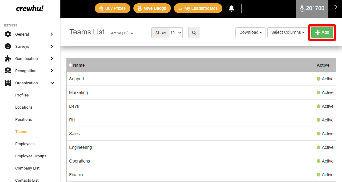 Add your crew – Crewhu