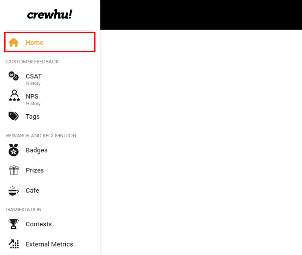 Home Page dashboard – Crewhu