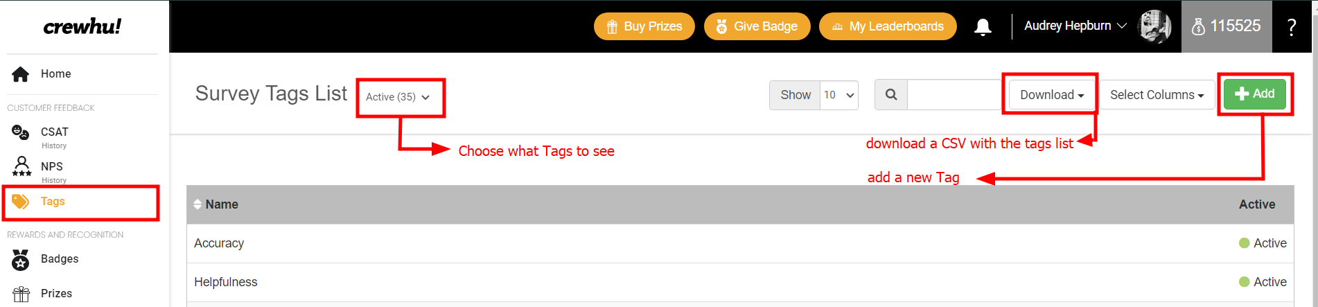 How to Create and Use Survey Tags – Crewhu