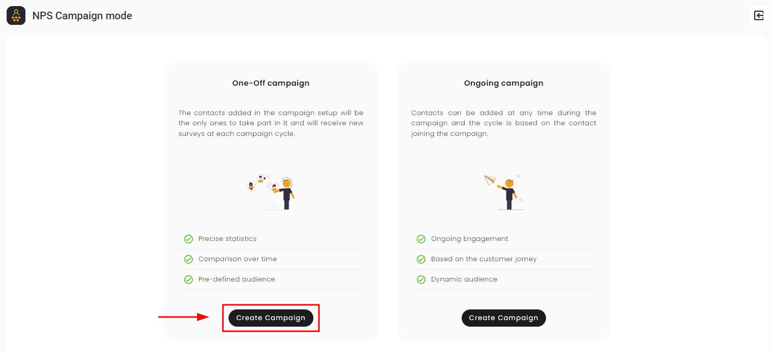 NPS: How to setup an One-Off Campaign – Crewhu